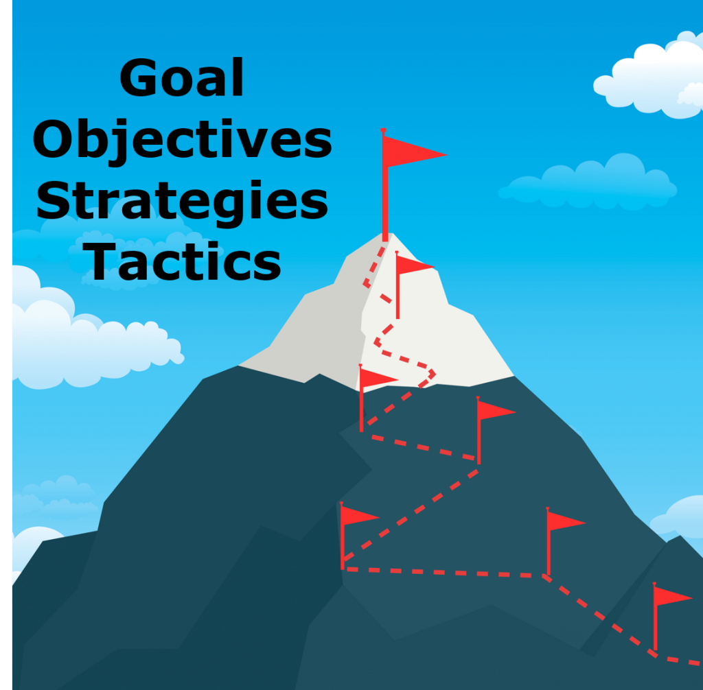 Goals, Objectives, Strategy and Tactic - Zulfiqar Ali Qureshi